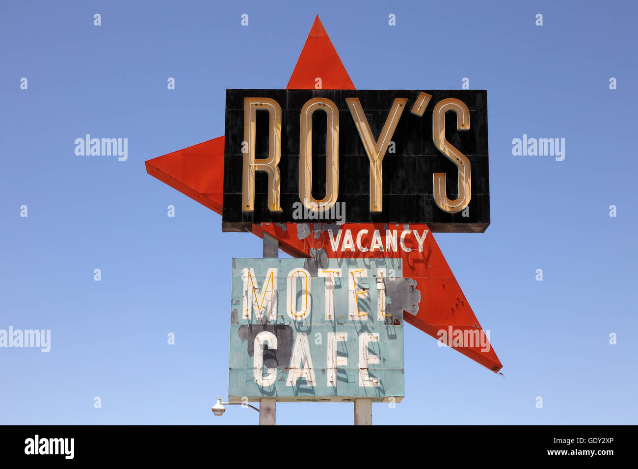 geography / travel, USA, California, Roy's Cafe and Motel on Route 66 ...