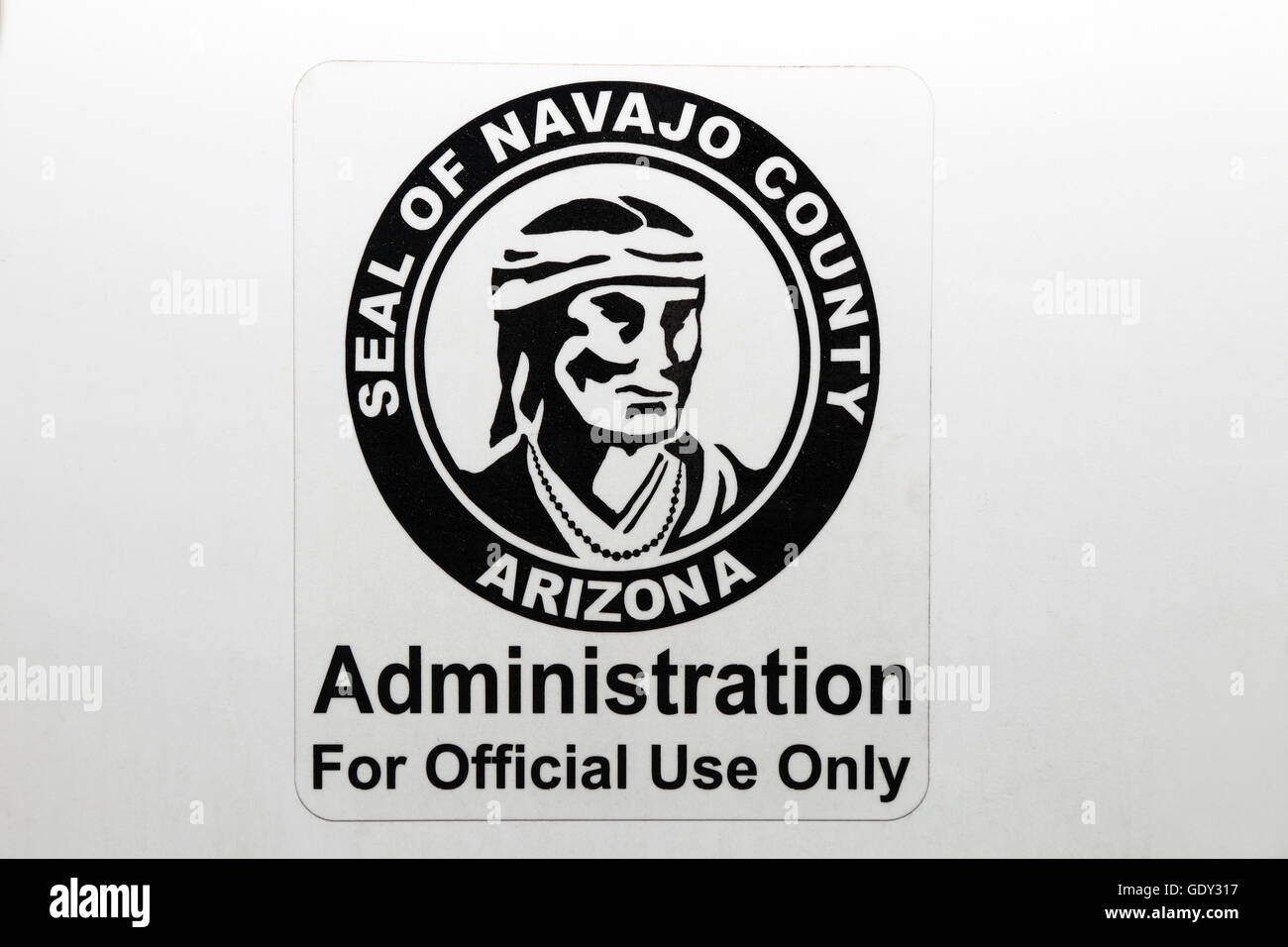 geography / travel, USA, Arizona, official seal of the Navajo County ...