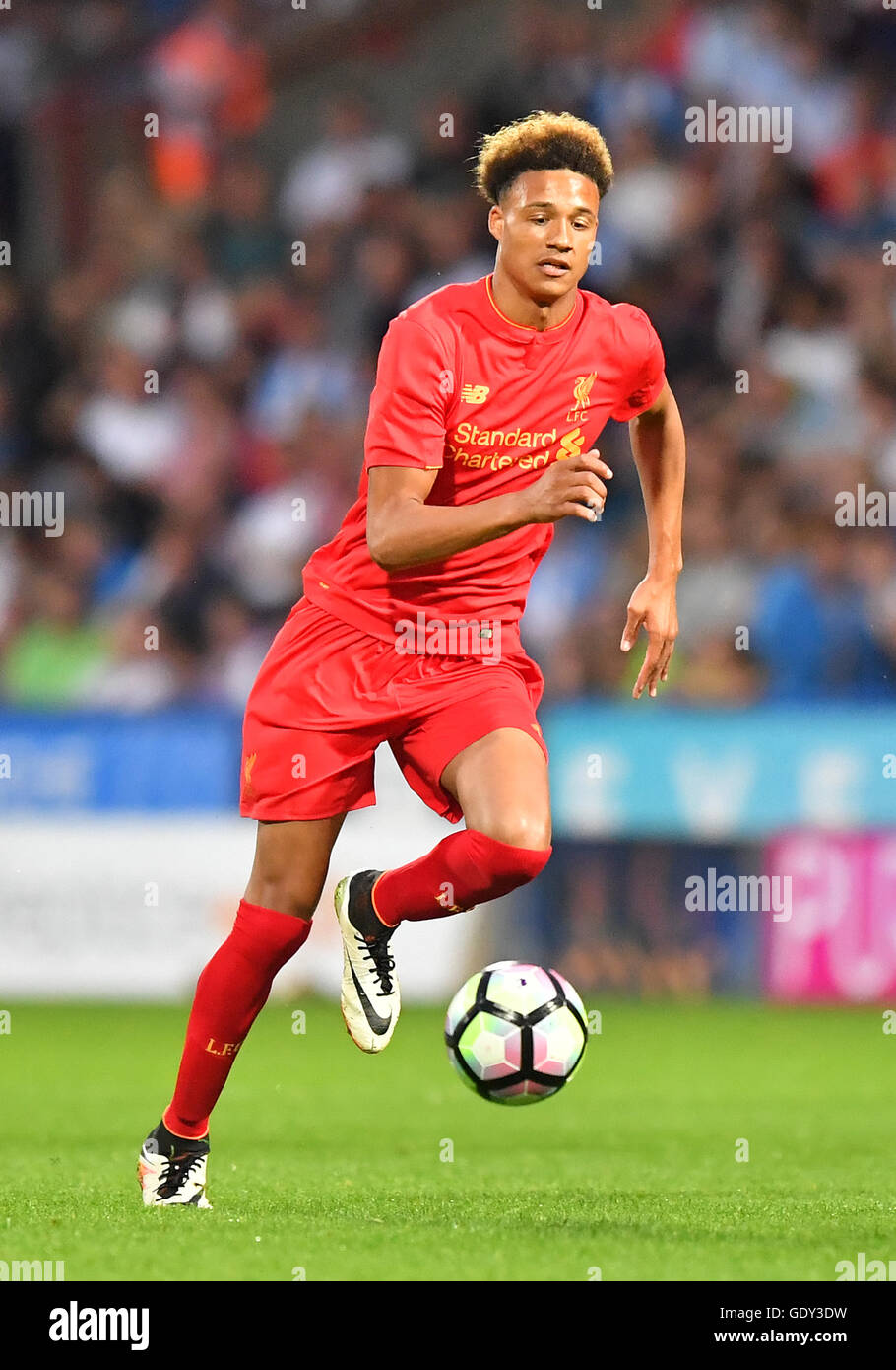 Goal keeper shamal george played up front hi-res stock photography and ...