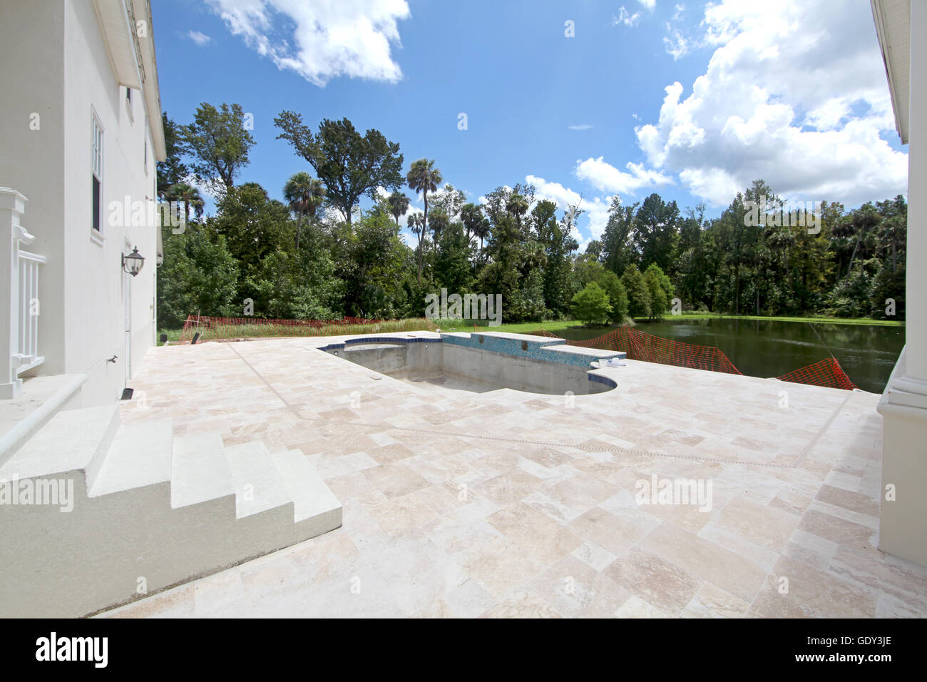 A Swimming Pool under construction in Florida Stock Photo - Alamy