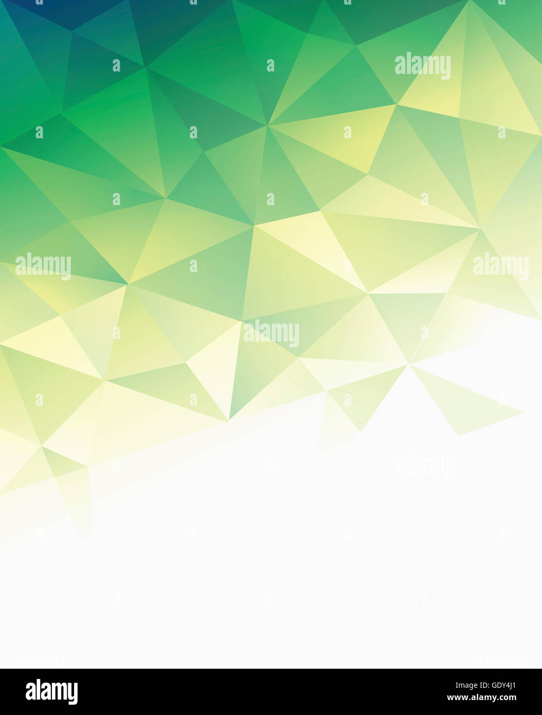 Background with green gradation of abstract polygons Stock Photo - Alamy