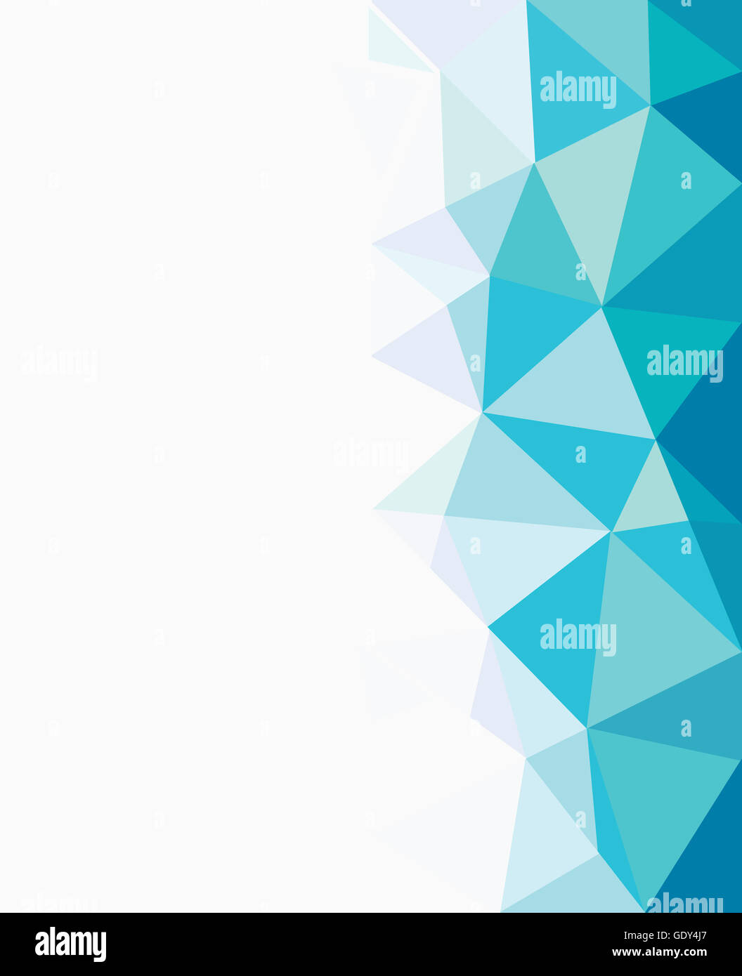 Background with gradation of abstract blue polygons Stock Photo - Alamy