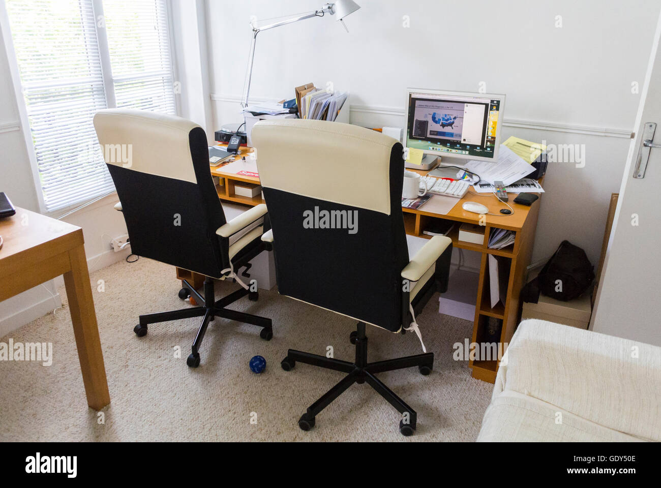 Paris france office furniture desk hi-res stock photography and images ...
