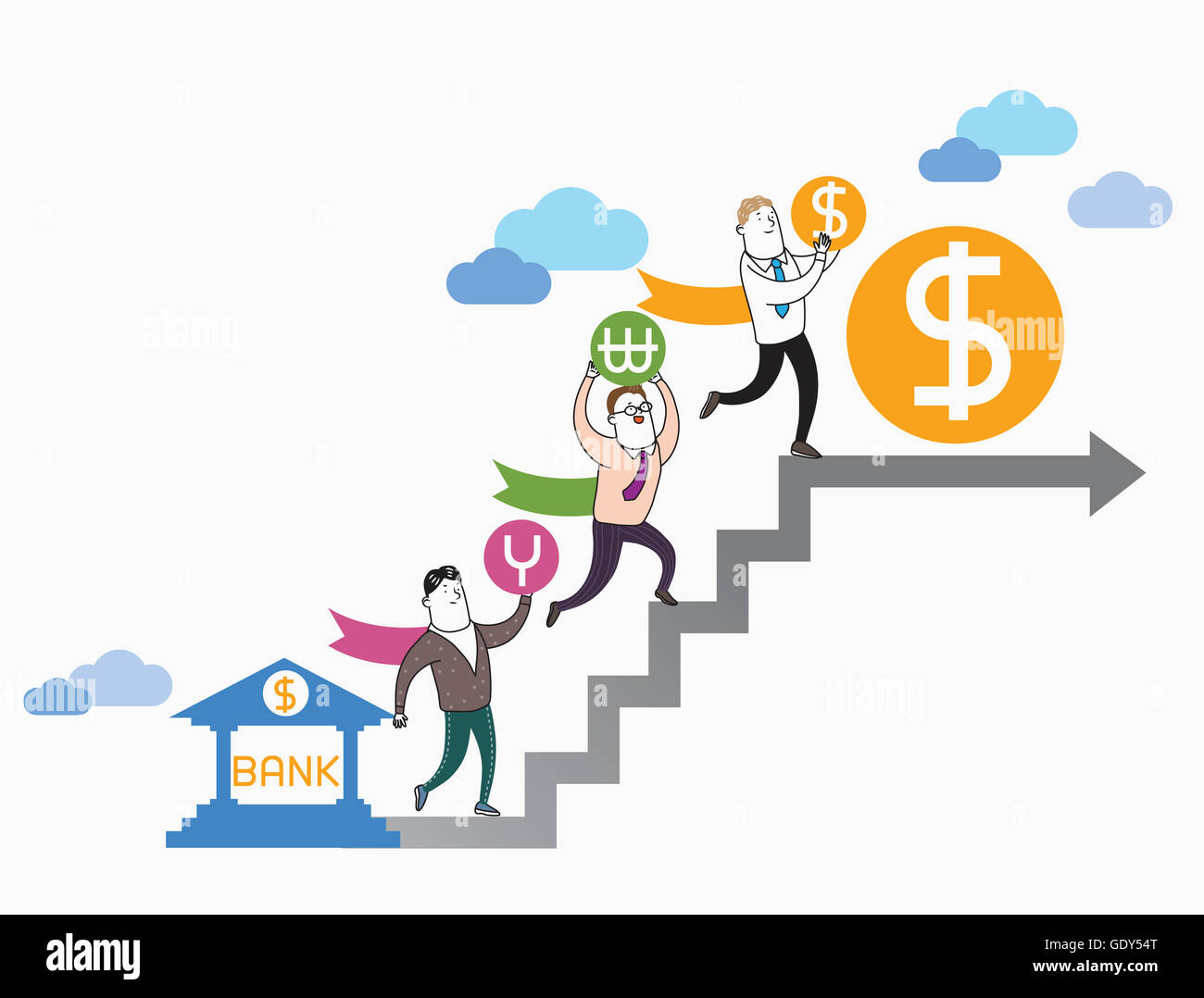 Illustration related to Fin Tech Stock Photo - Alamy