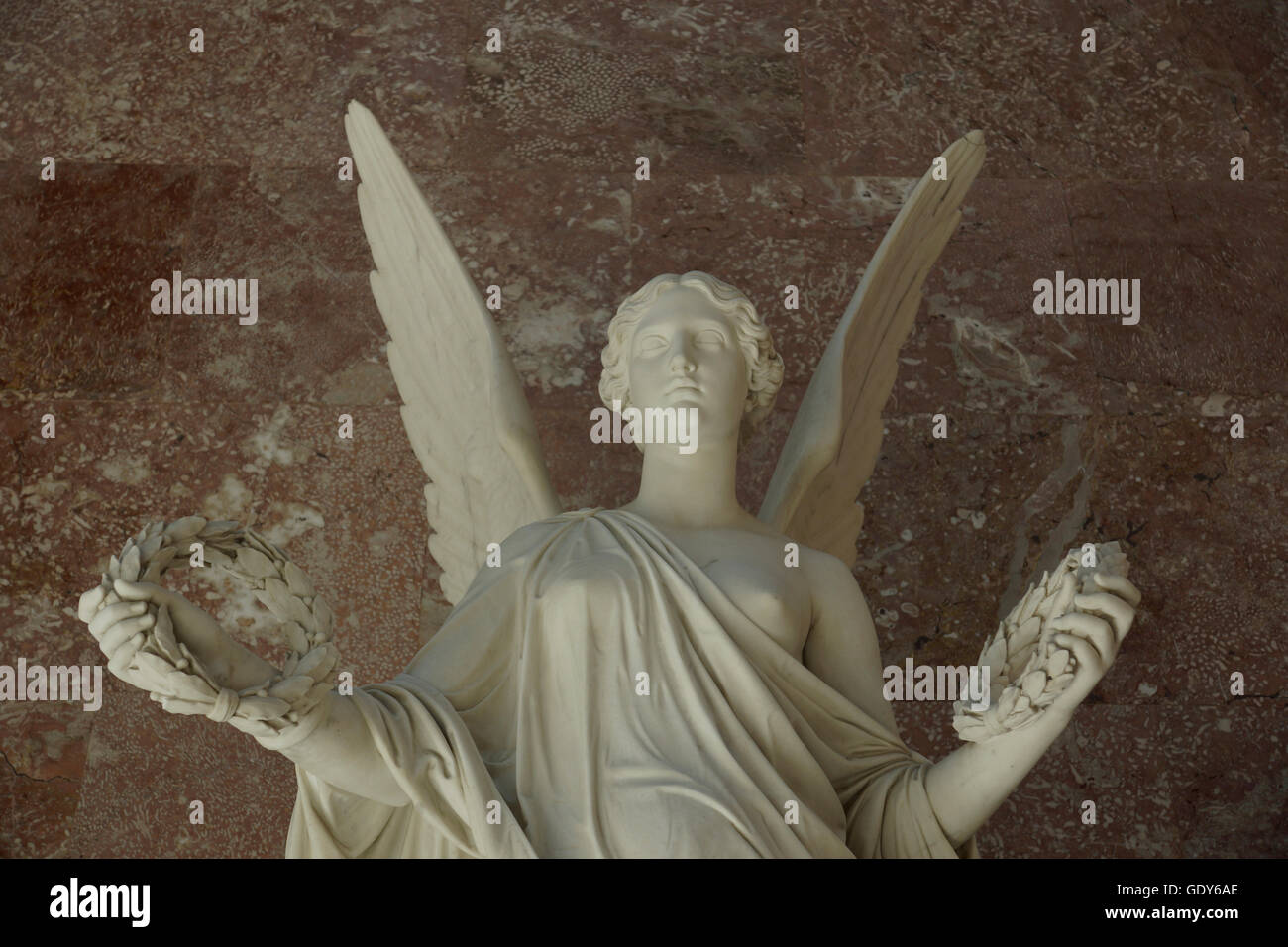 geography / travel, Germany, Bavaria, Donaustauf, Sculpture of a Greek ...