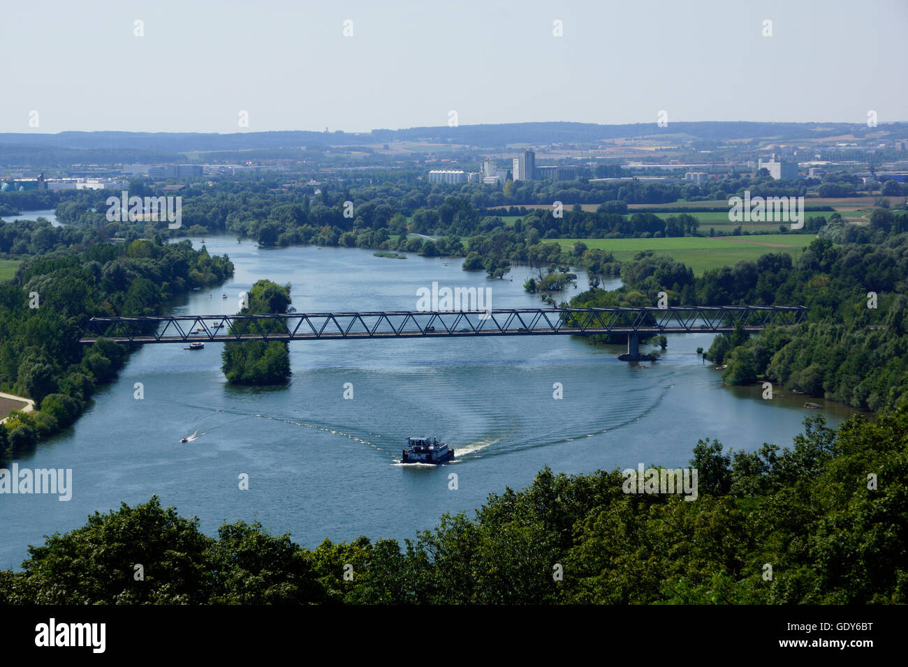 geography / travel, Germany, Bavaria, Donaustauf, Danube river ...