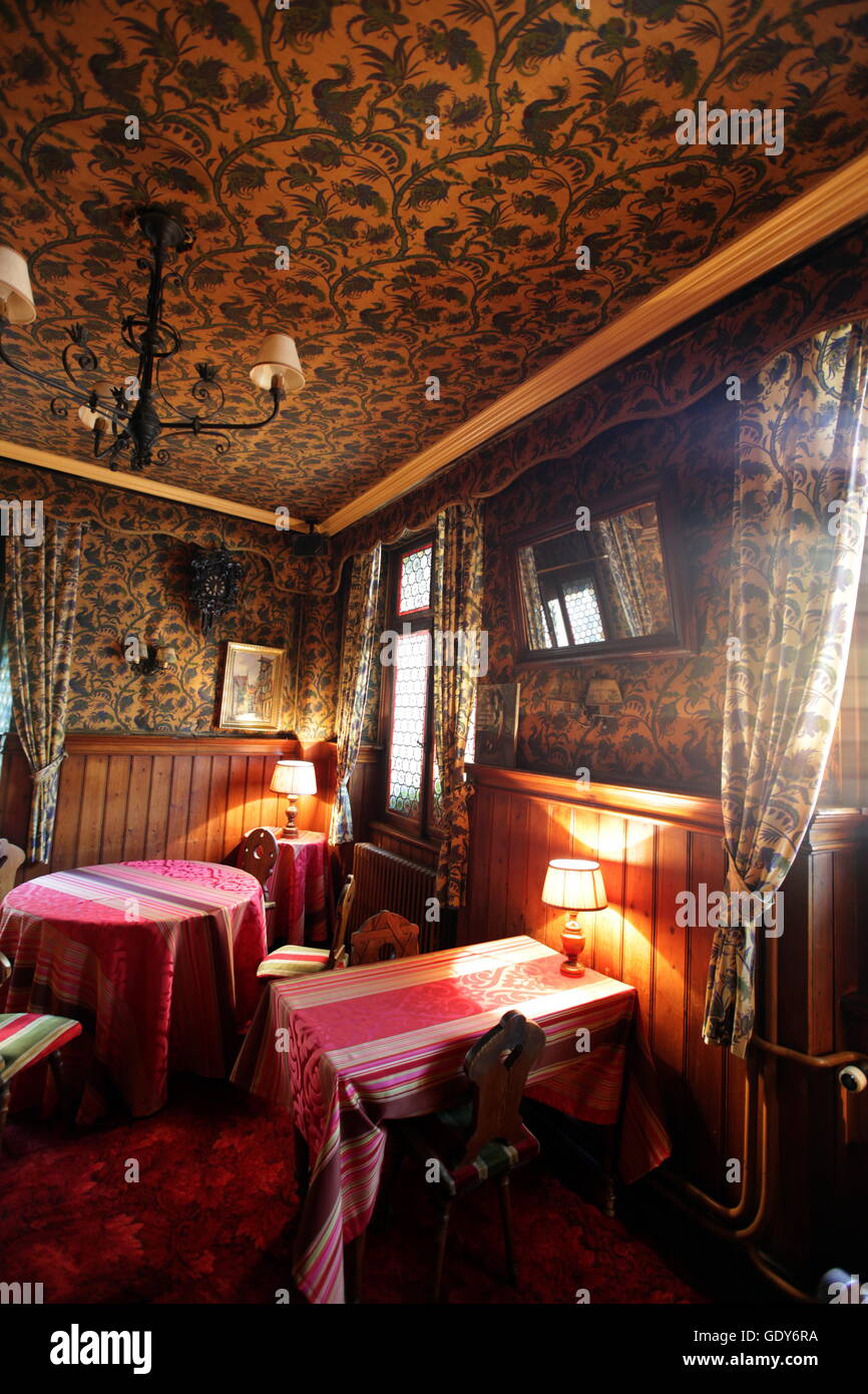 a Hotel in the Village of Turckheim in the province of Alsace in France ...