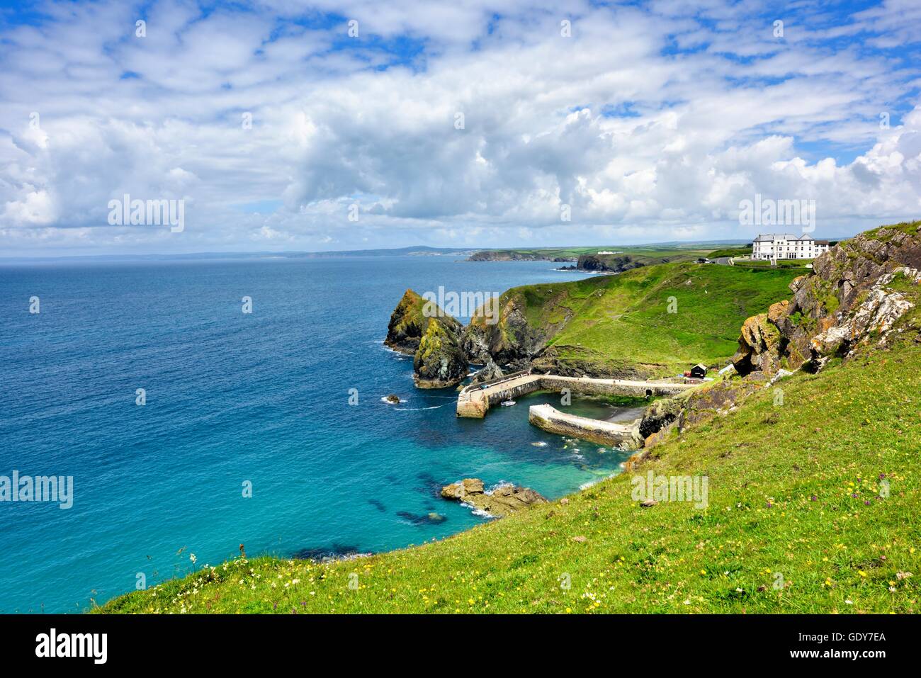 Cove and blue sky hi-res stock photography and images - Alamy