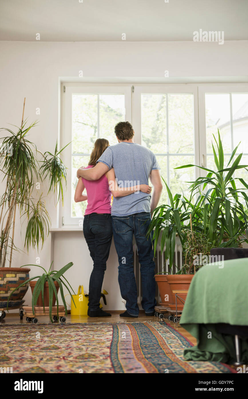 Man falling out window hi-res stock photography and images - Alamy