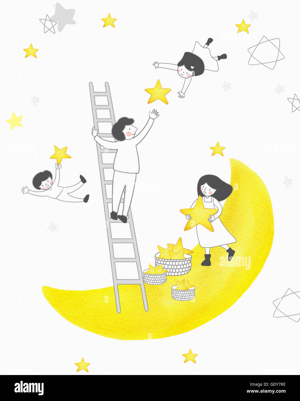 Family getting Cut Out Stock Images & Pictures - Alamy