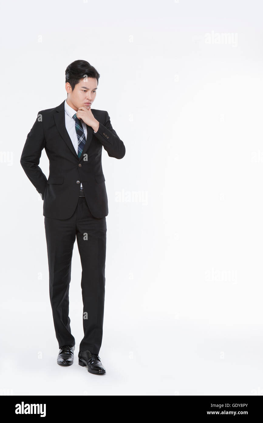 Worried Man Standing