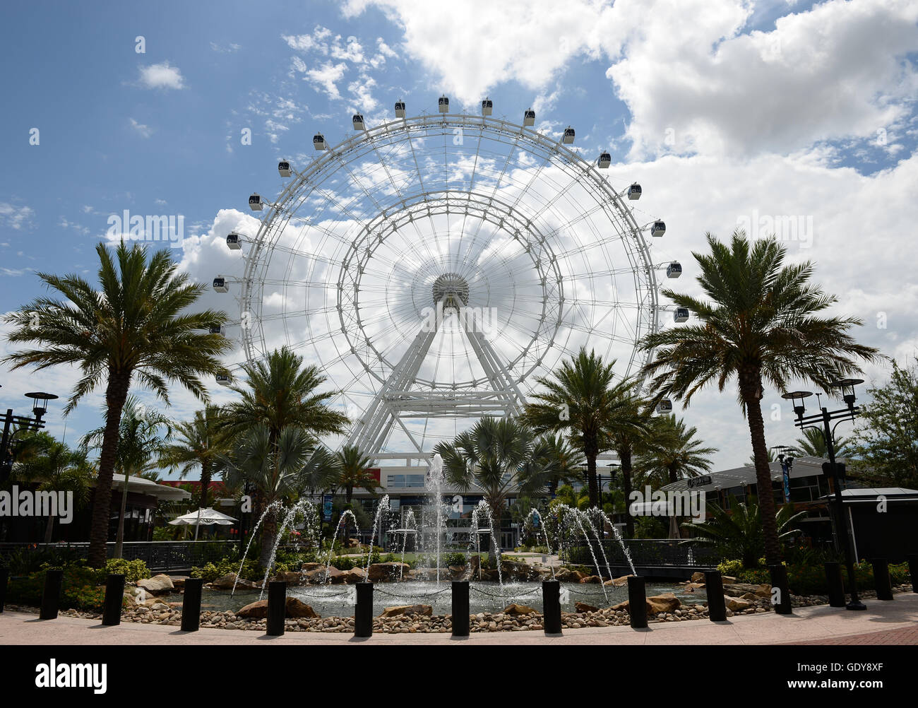 The Orlando Eye a 400ft observation wheel on International Drive in ...