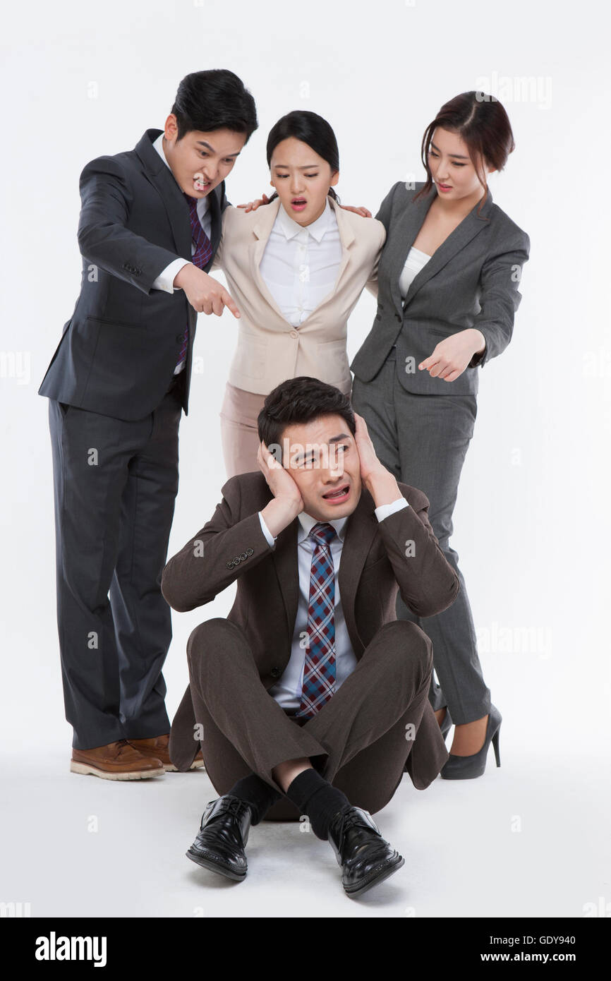 Three Angry Business People One High Resolution Stock Photography and ...