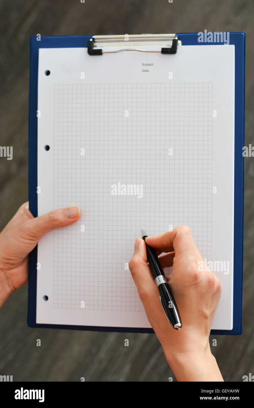 Blank tasks list hi-res stock photography and images - Alamy