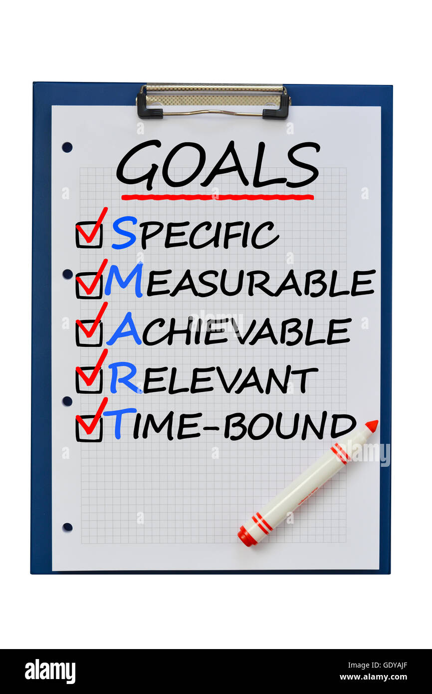 Smart goals hi-res stock photography and images - Alamy