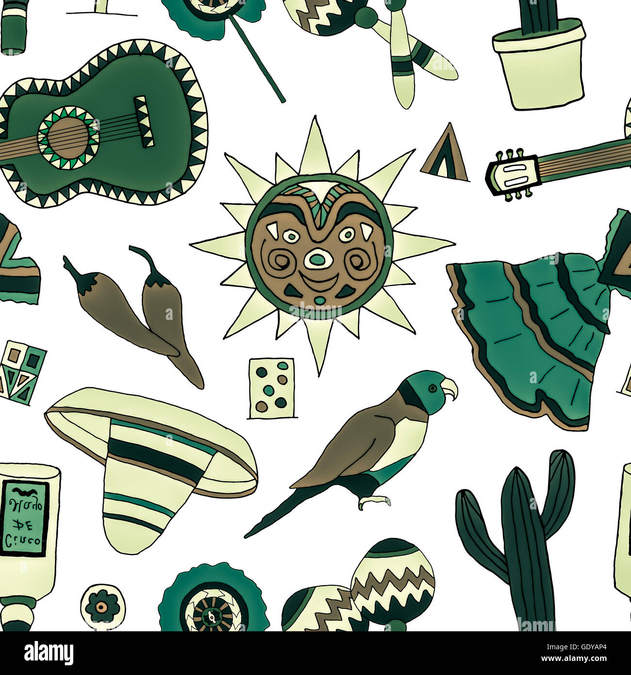 Taco fiesta design hi-res stock photography and images - Alamy