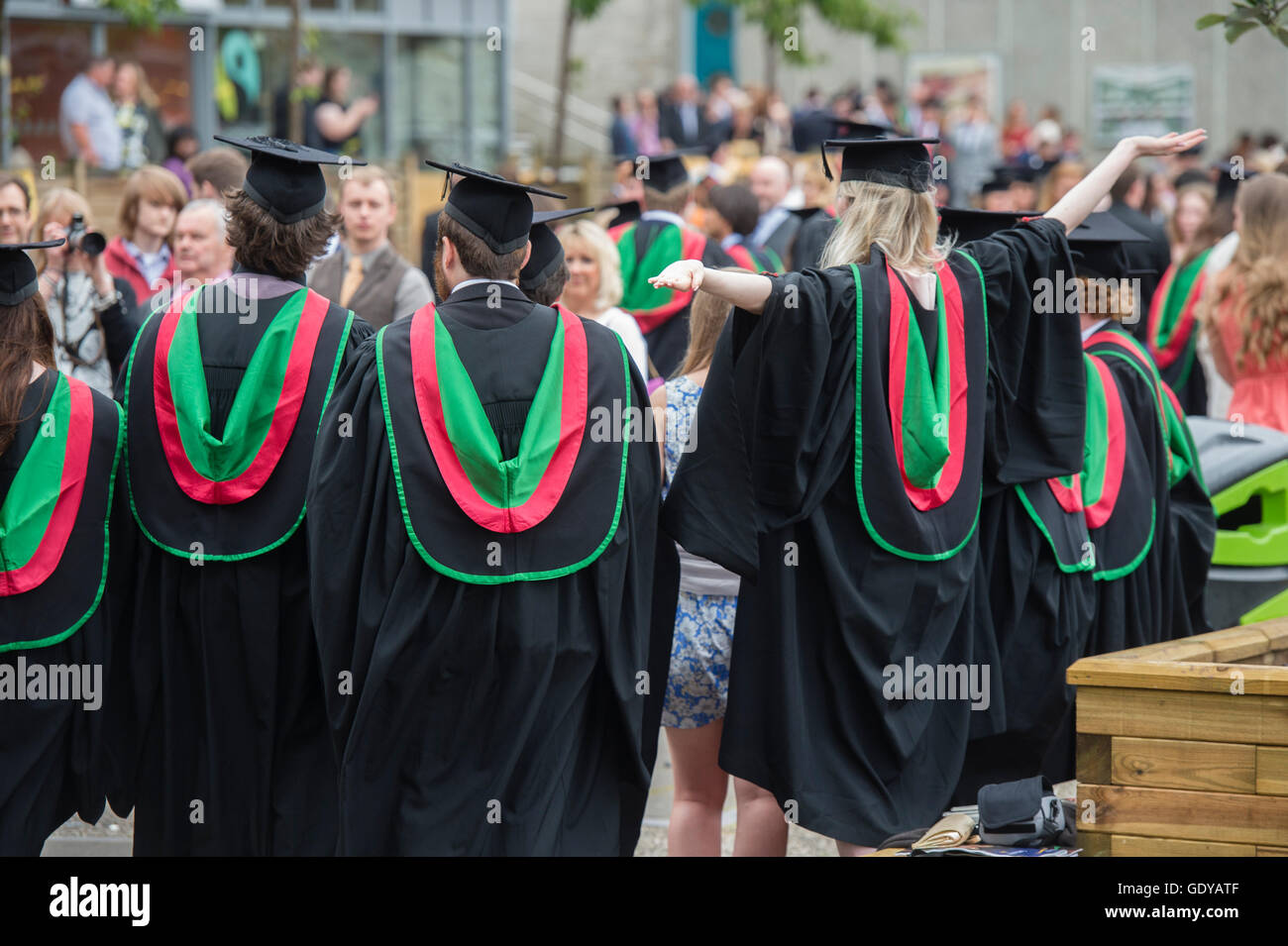 Graduation uk and rear hi-res stock photography and images - Alamy