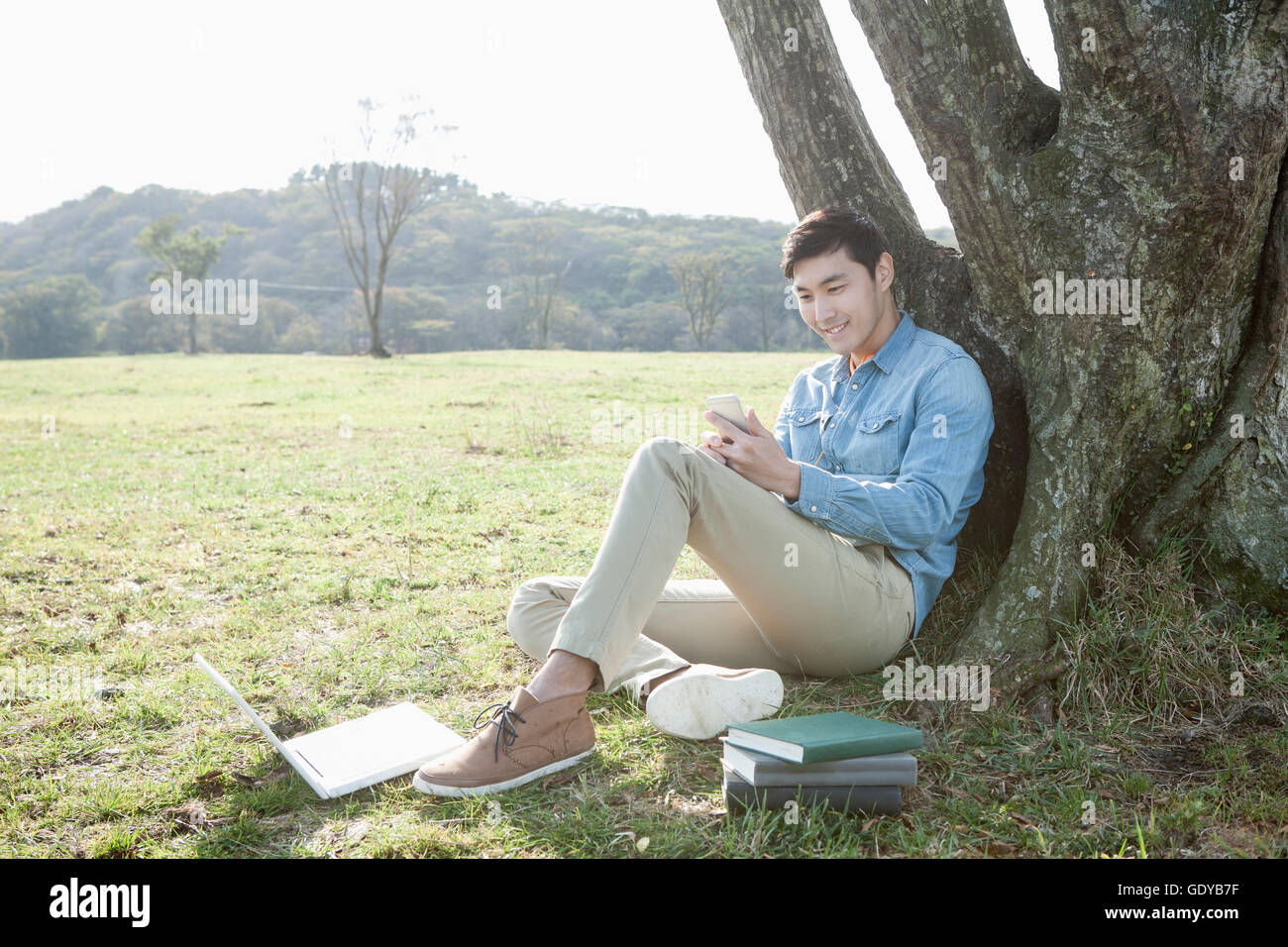 Side view of man at computer hi-res stock photography and images - Alamy