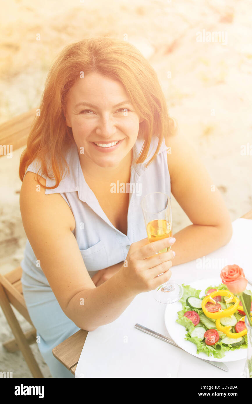 Mature woman dating Stock Photo - Alamy