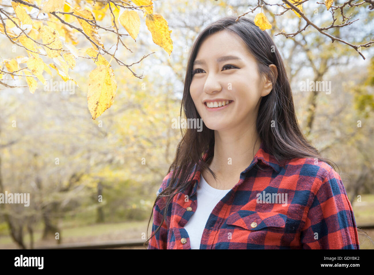 Portrait in the fall hi-res stock photography and images - Alamy