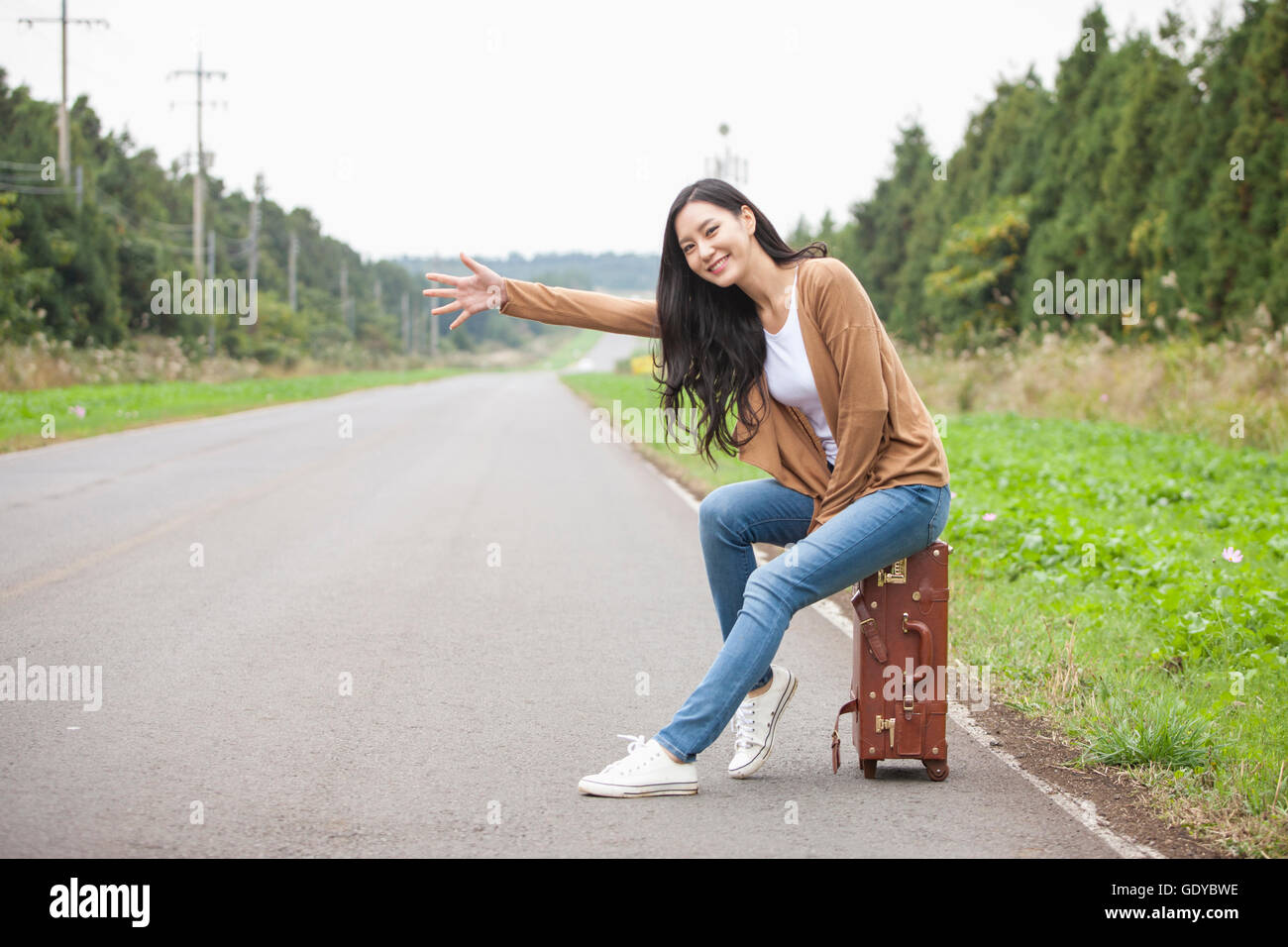 Hitch a ride hi-res stock photography and images - Alamy