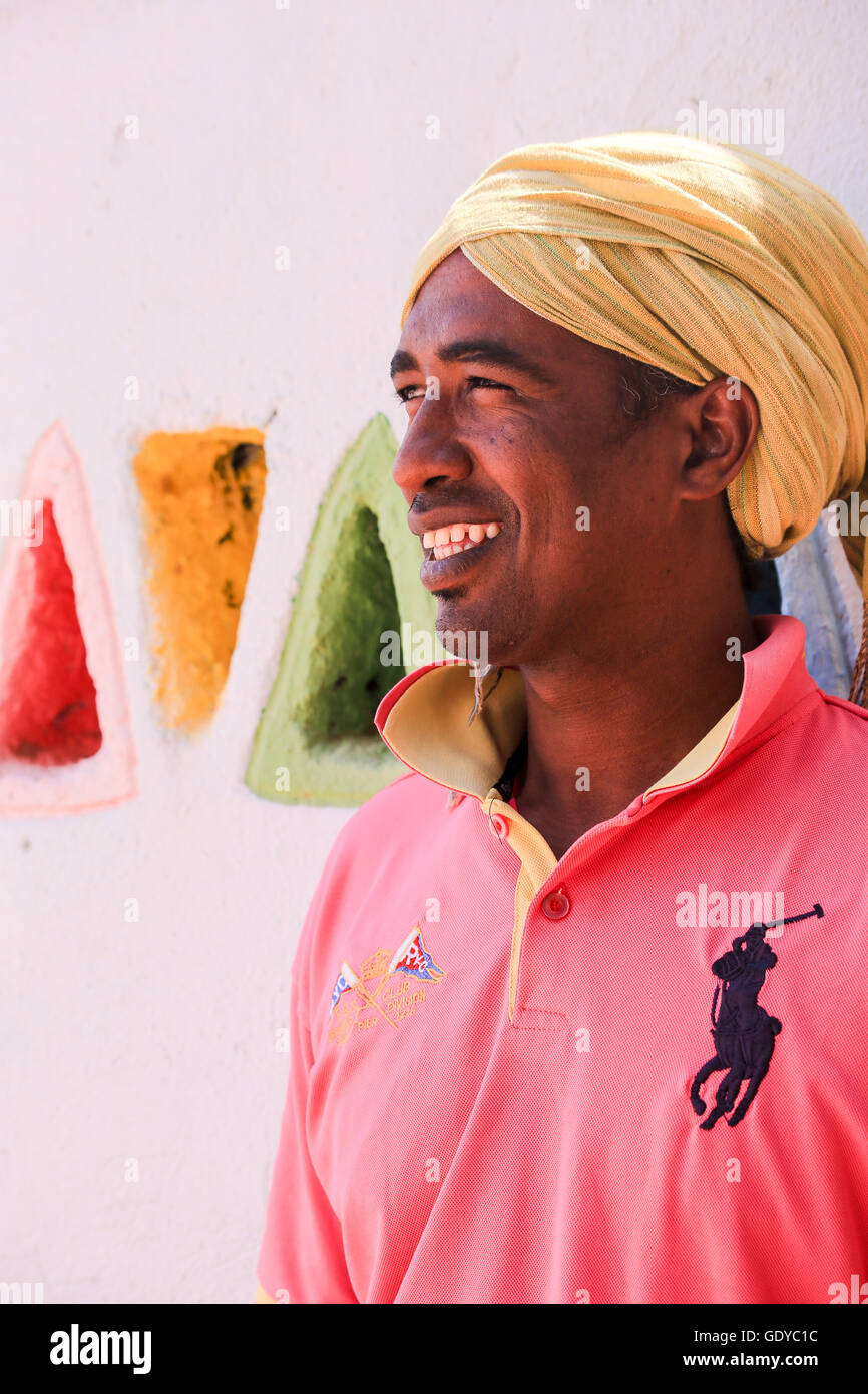 Egypt, Aswan, Nubian portrait Stock Photo - Alamy