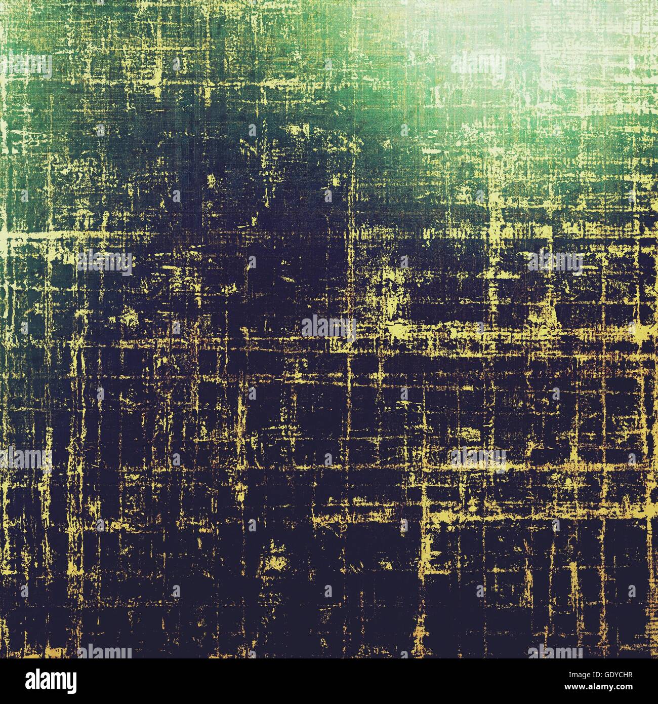 Grunge retro texture, aged background with vintage style elements and ...