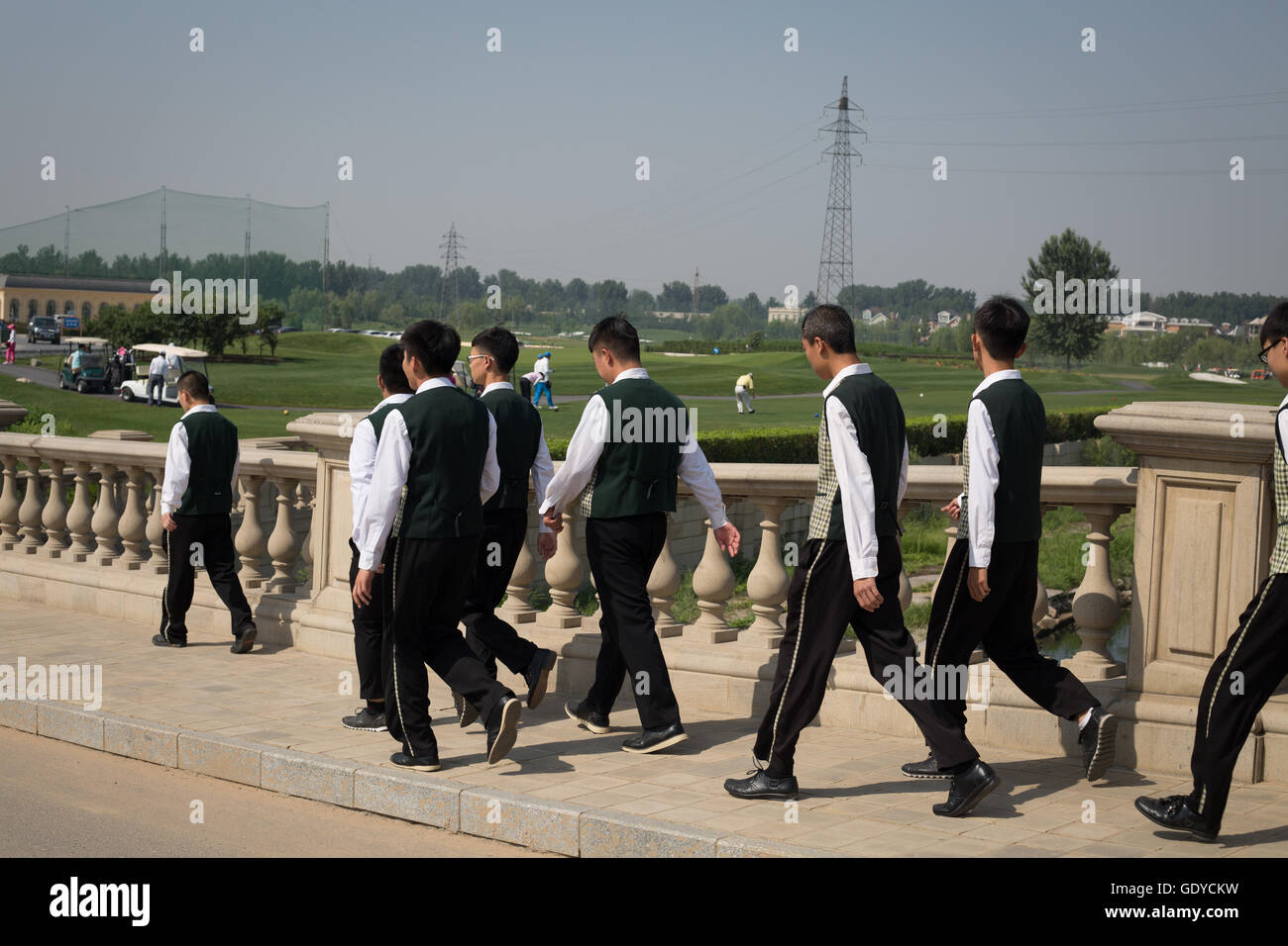 At the La Fei Te Chateau and Wine Museum, in Beijing, China Stock Photo ...