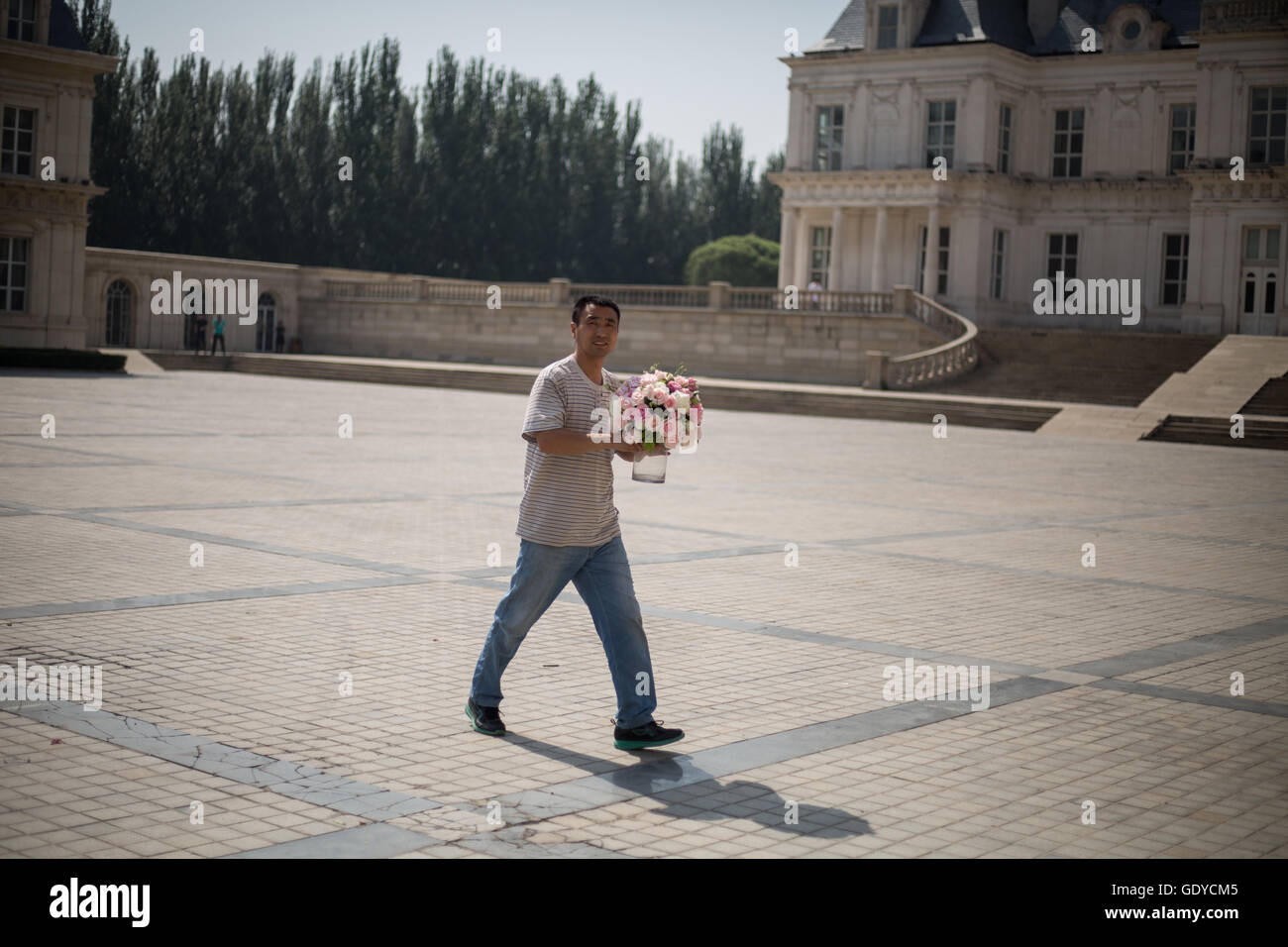 At the La Fei Te Chateau and Wine Museum, in Beijing, China Stock Photo ...