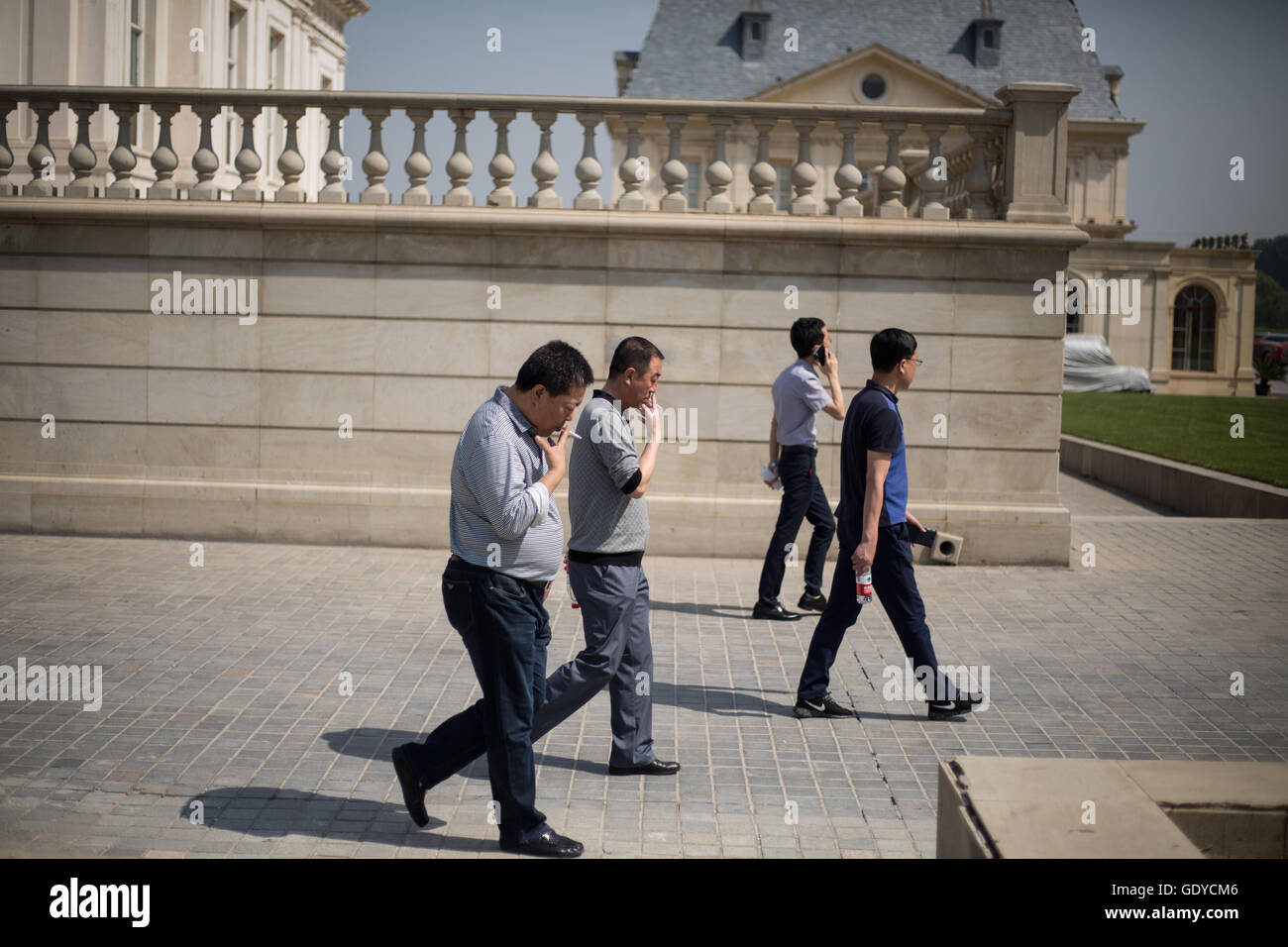 At the La Fei Te Chateau and Wine Museum, in Beijing, China Stock Photo ...