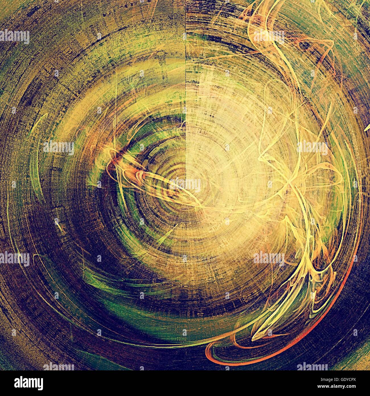 Spherical vintage old retro background with ancient style design ...