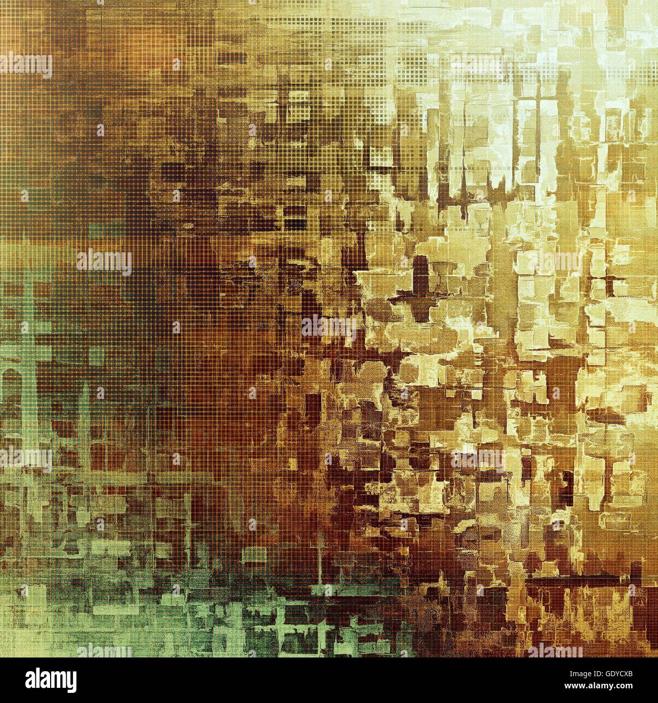 Vintage ancient background or texture with grunge decor elements and ...