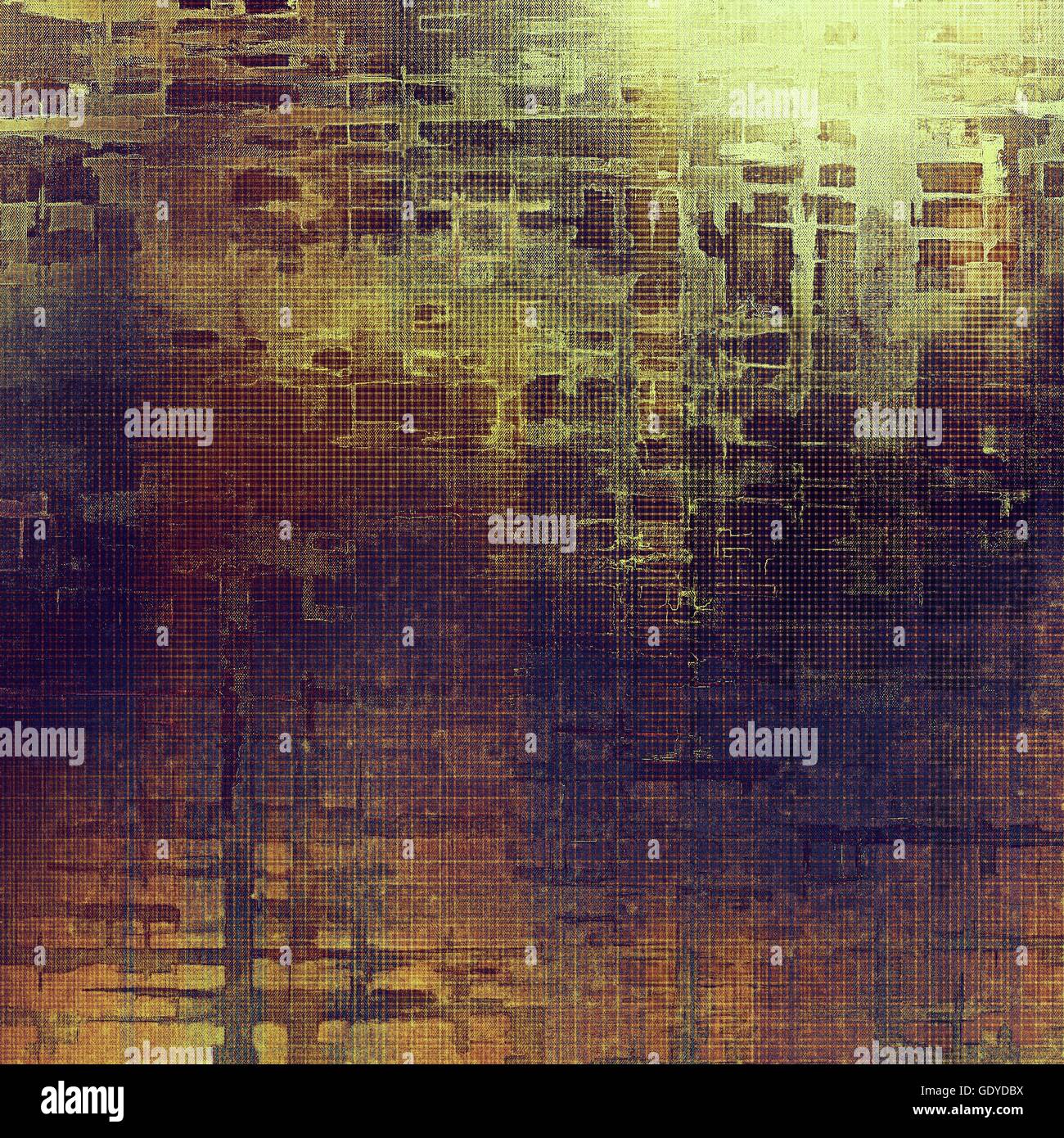 Abstract dirty texture or grungy background. With old style decorative ...