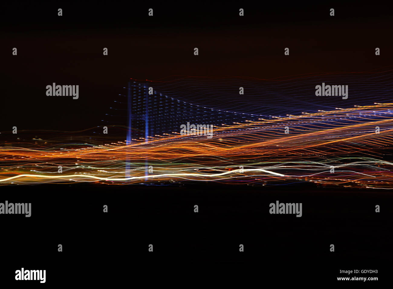 The view of a bridge at night, Istanbul, Turkey Stock Photo - Alamy