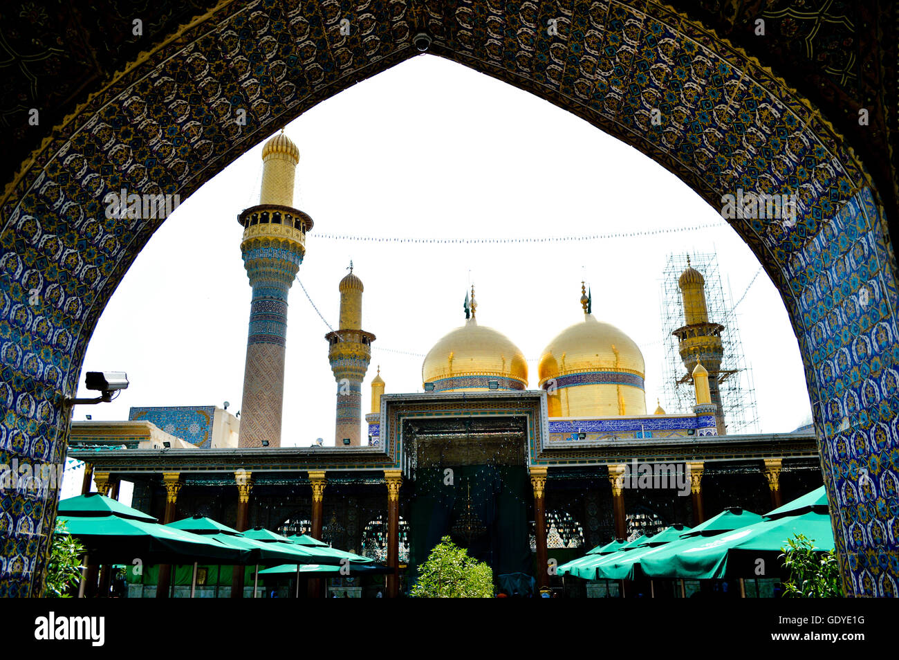 Pictiure of a Shi'ite shrine Musa al-Kadhim and his grandson Mohammed ...
