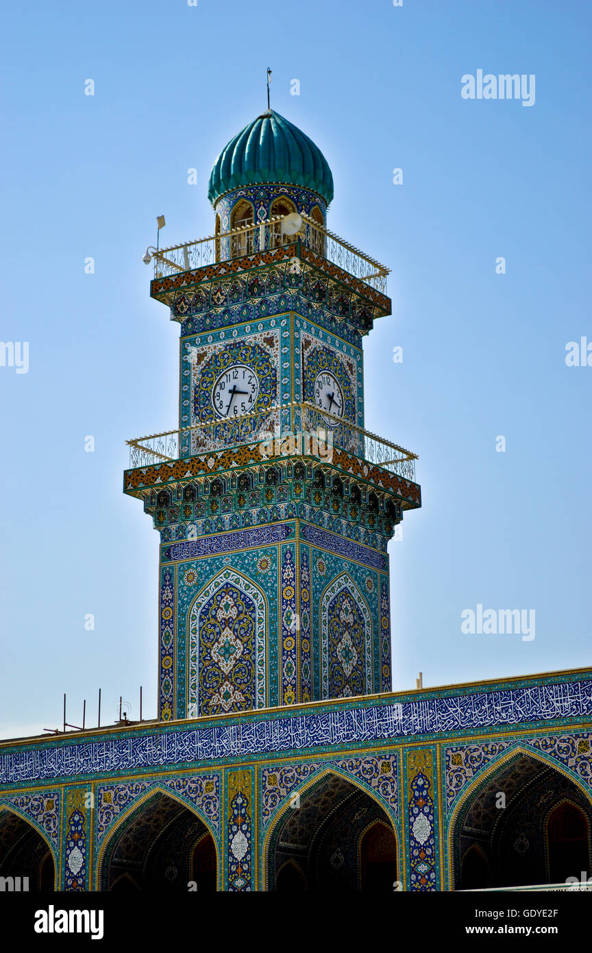 Pictiure of a Shi'ite shrine Musa al-Kadhim and his grandson Mohammed ...