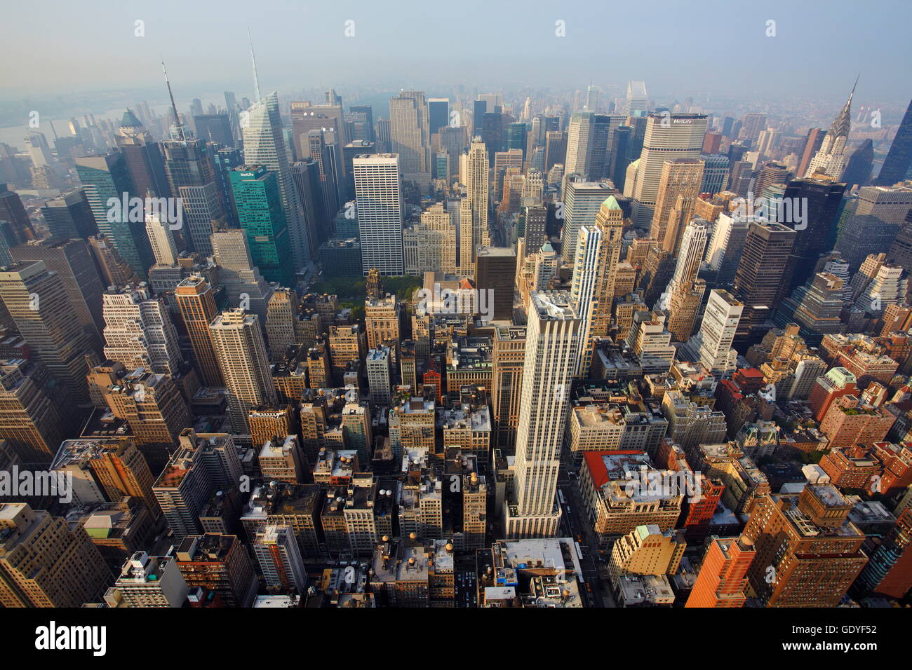geography / travel, USA, New York from the Empire State Building, New ...
