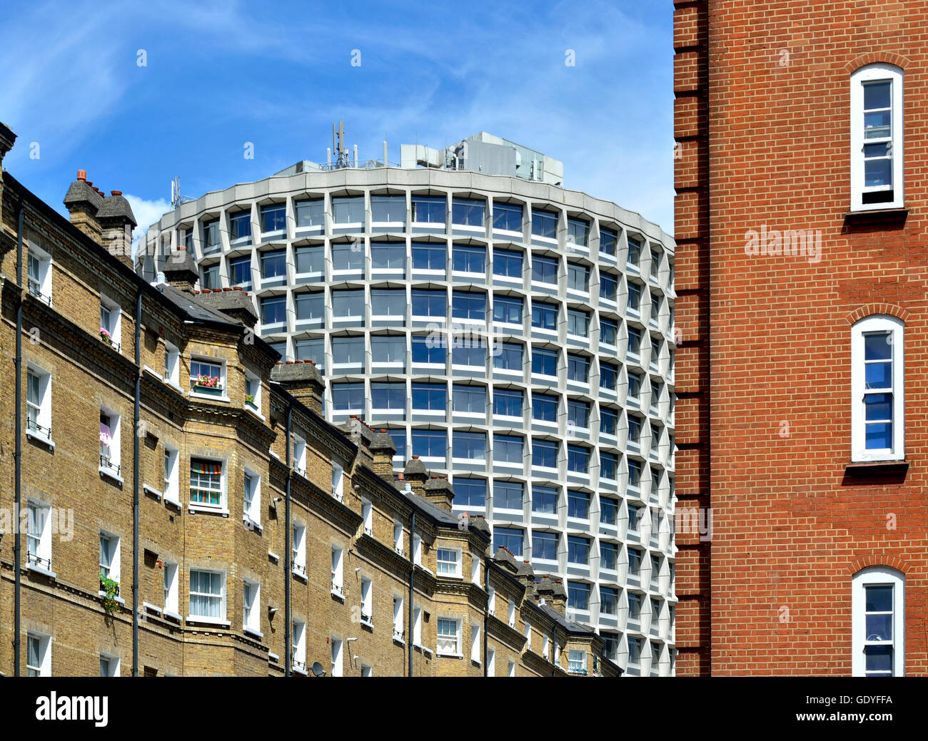 London, England, UK. One Kemble Street (WC2B 4AN) or 'Space House ...