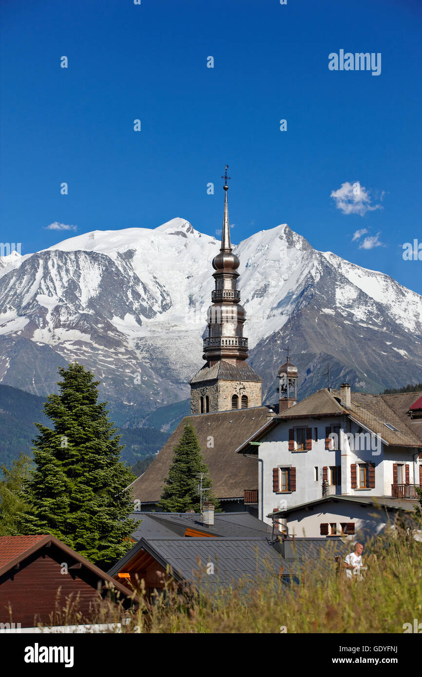geography / travel, France, Combloux village, ski resort, in summer ...