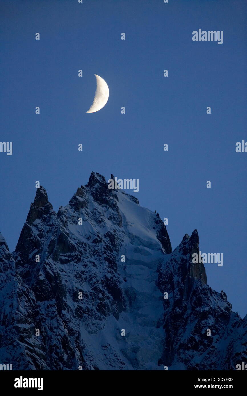 geography / travel, France, Aiguille du Plan (3673m) at sunrise ...