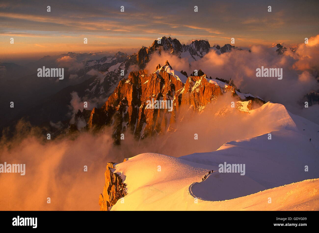 geography / travel, France, Aiguille Verte (4122m) and aiguille du Plan ...