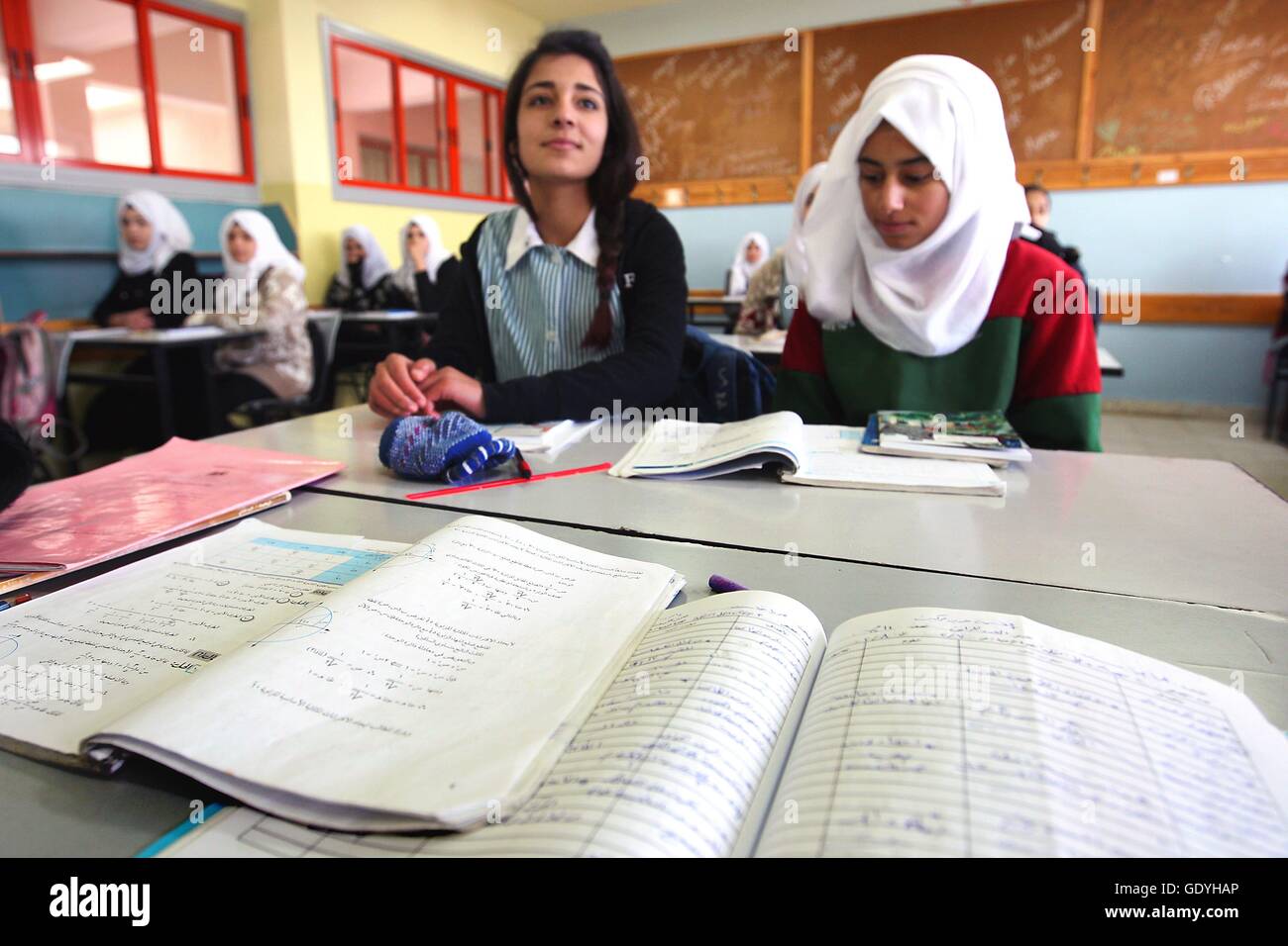 Palestinian school book hi-res stock photography and images - Alamy