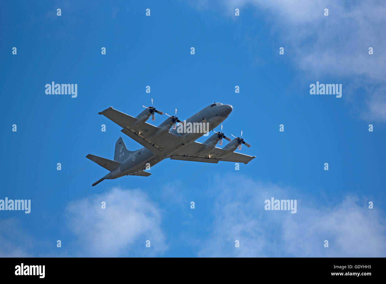 Canadian Aurora Turbo-prop Maritime Patrol Aircraft at RAF Lossiemouth ...