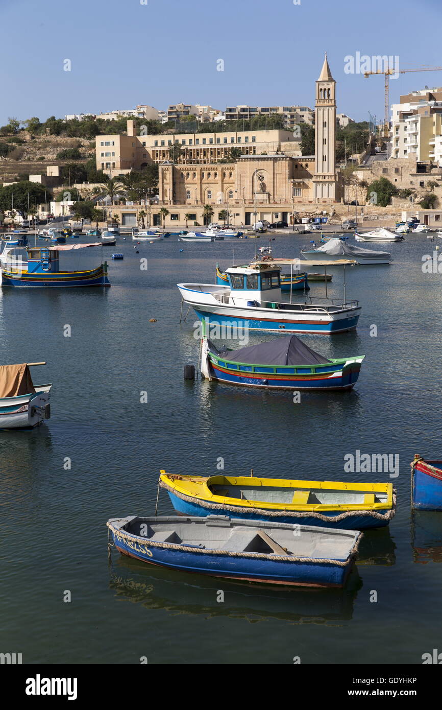 Marsascala harbor hi-res stock photography and images - Alamy