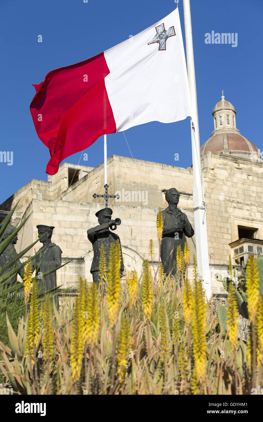 Vittoriosa freedom monument hi-res stock photography and images - Alamy