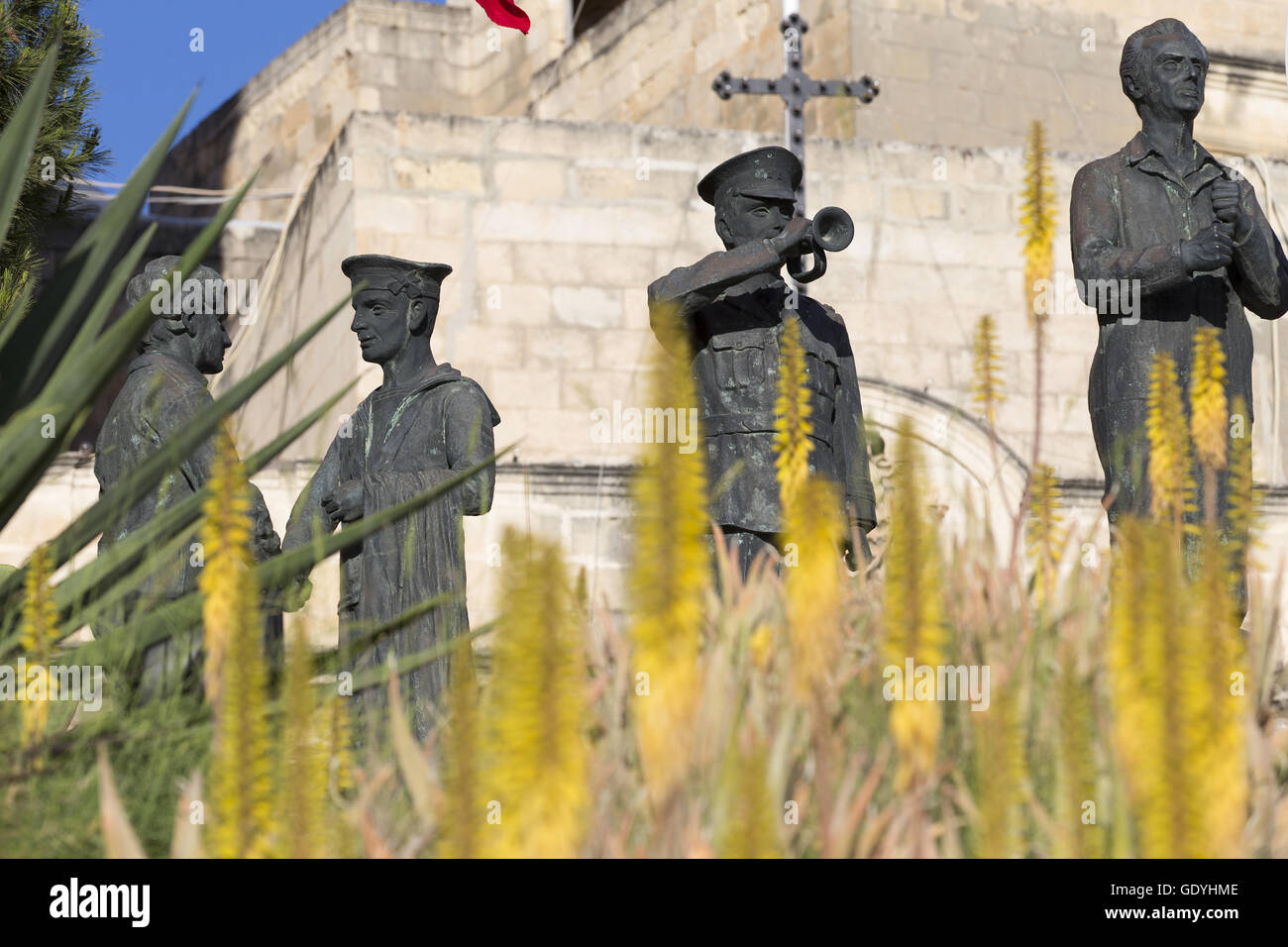 Vittoriosa freedom monument hi-res stock photography and images - Alamy