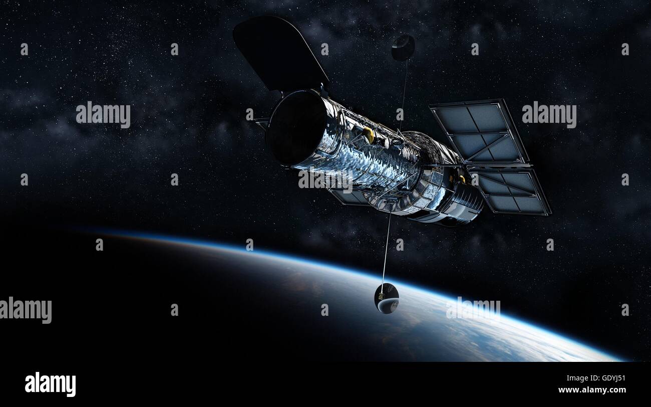 Hubble Telescope Space Technology High Resolution Stock Photography and ...