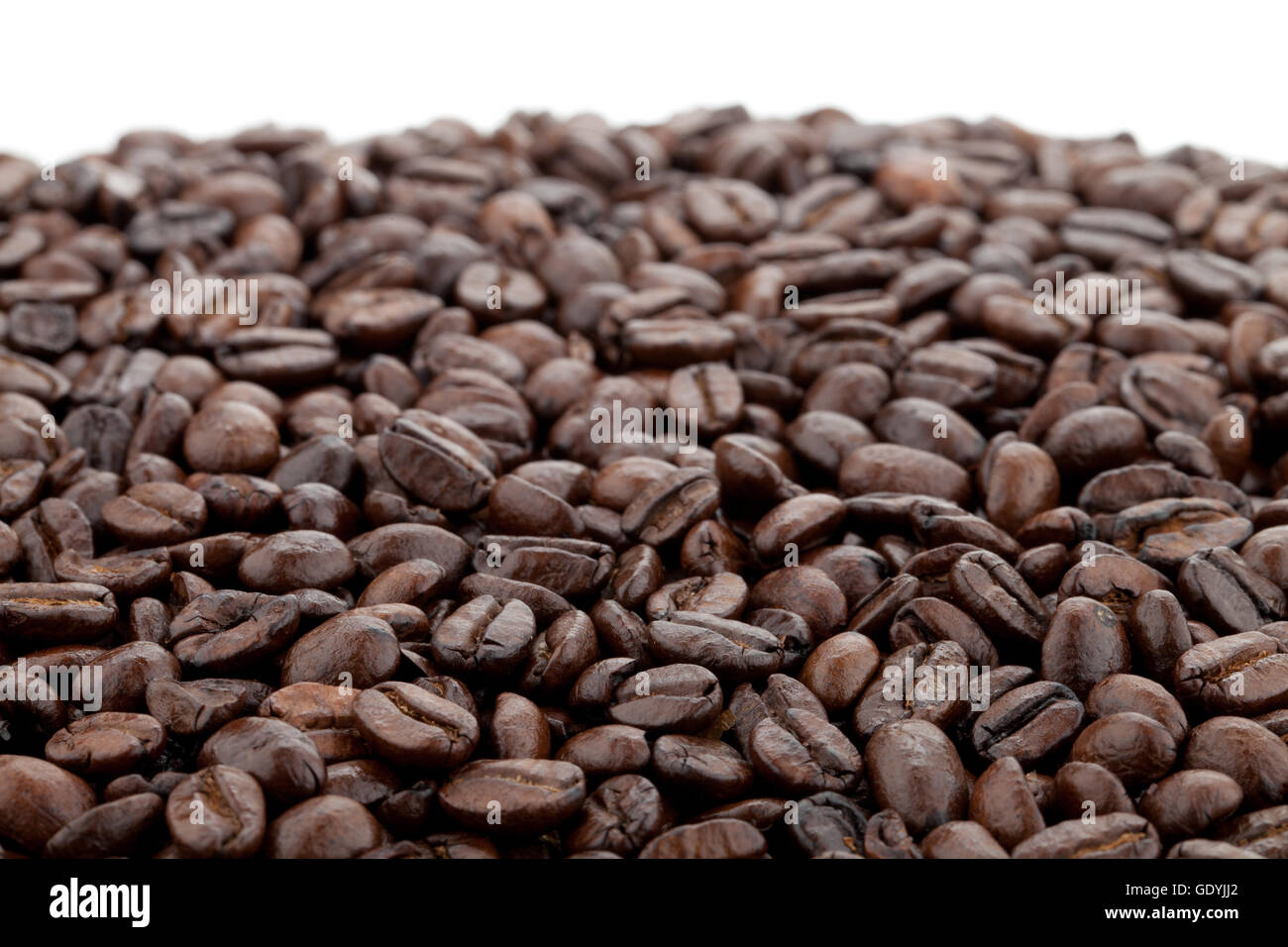Closeup of coffee beans. Small DOF Stock Photo - Alamy