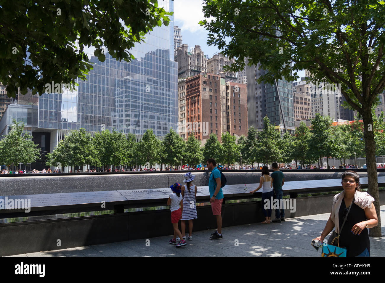 National September 11 Memorial, Manhattan Stock Photo - Alamy
