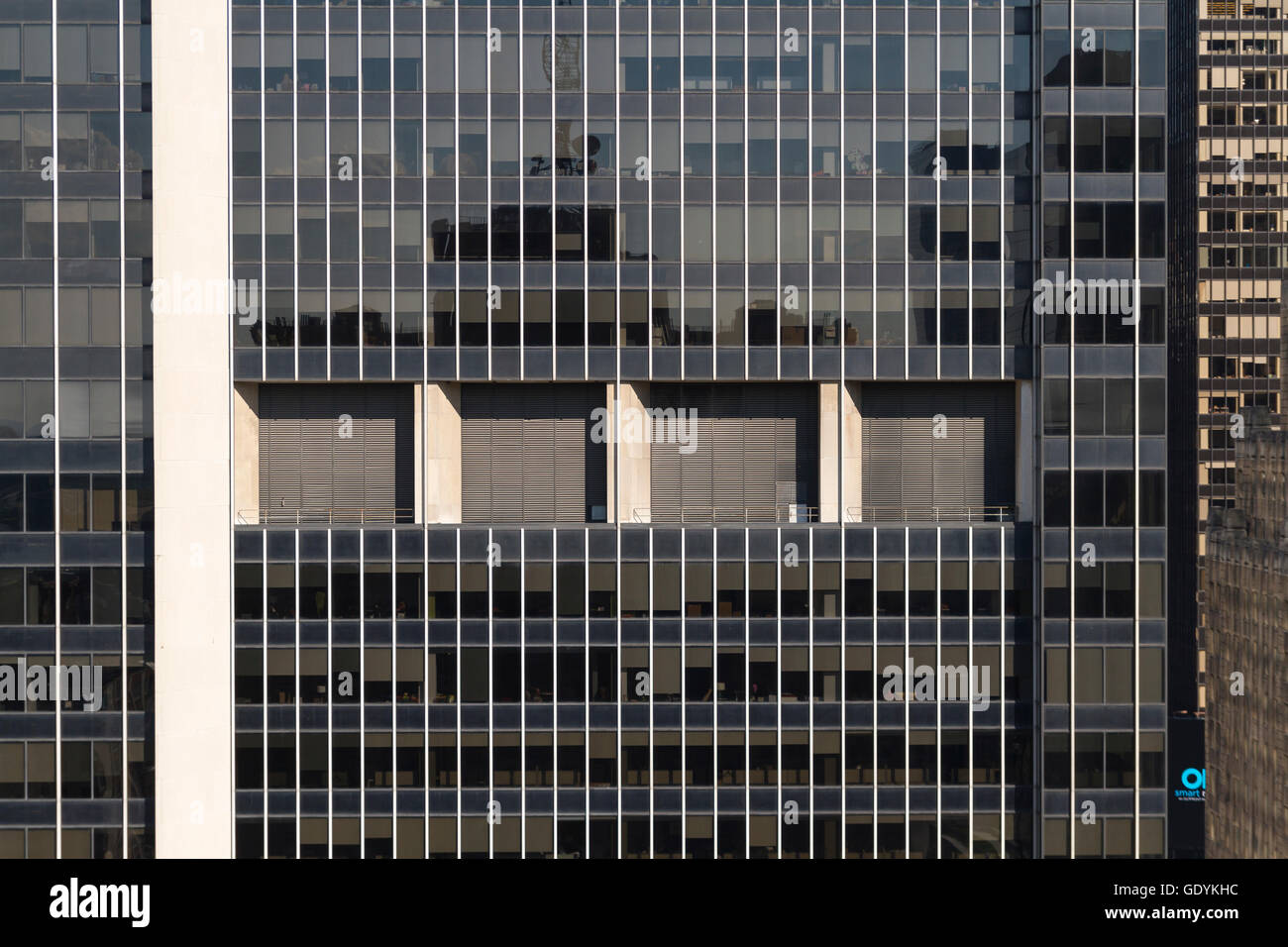 Tower block detail, Manhattan Stock Photo - Alamy